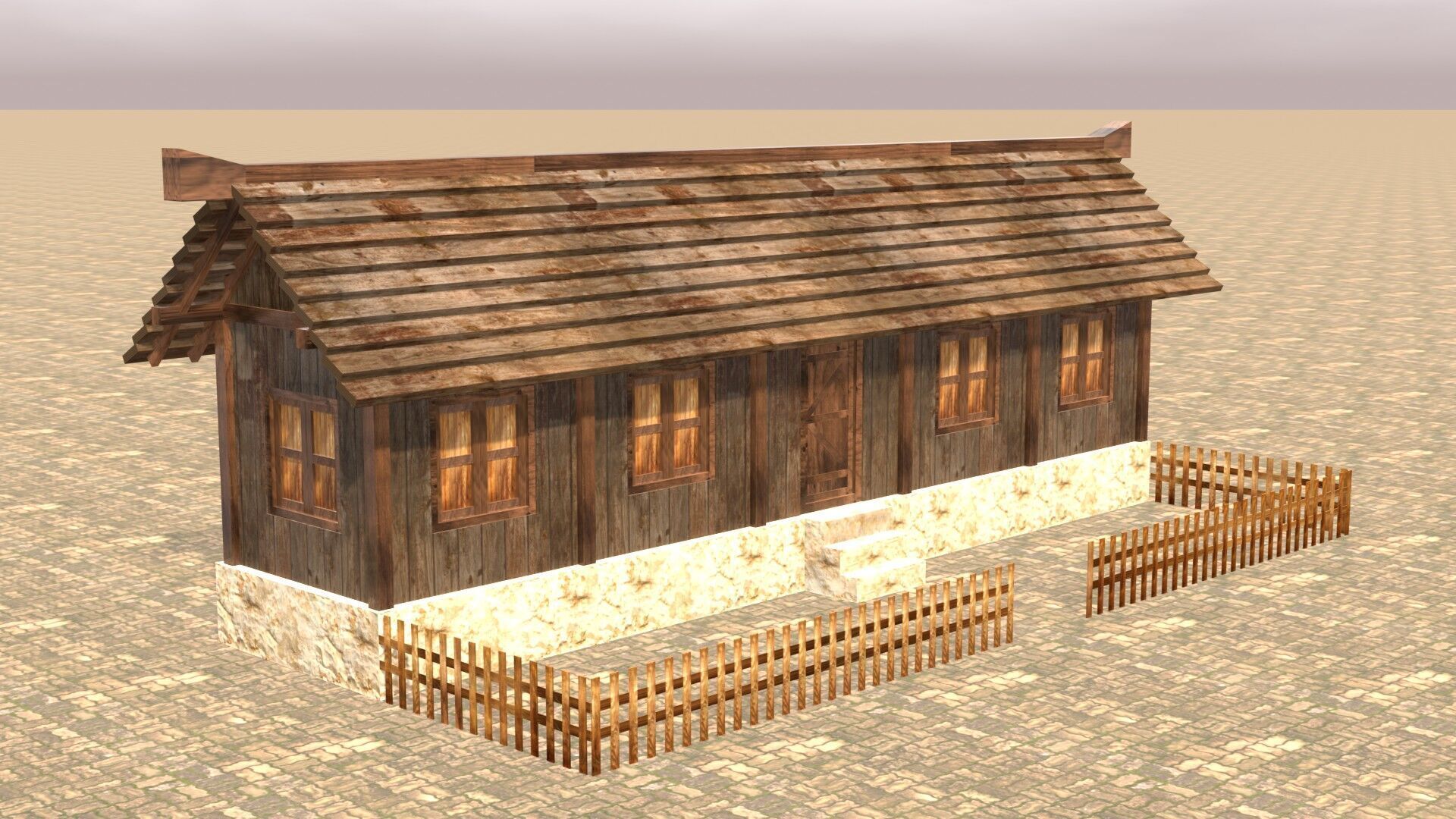3D model Realistic Low Poly Medieval House Pack for 3D Visualizations ...