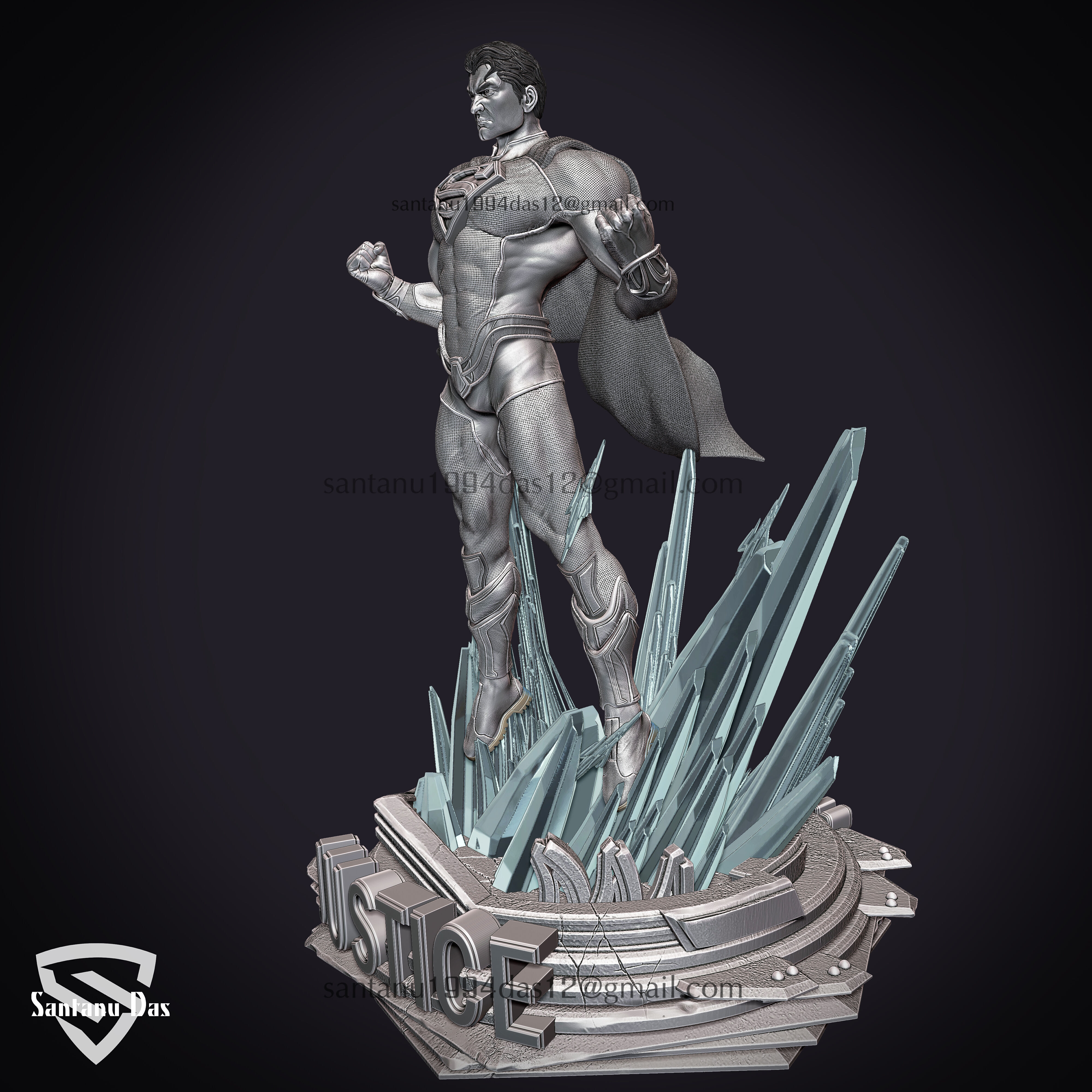 Superman 3d print 3D model 3D printable | CGTrader