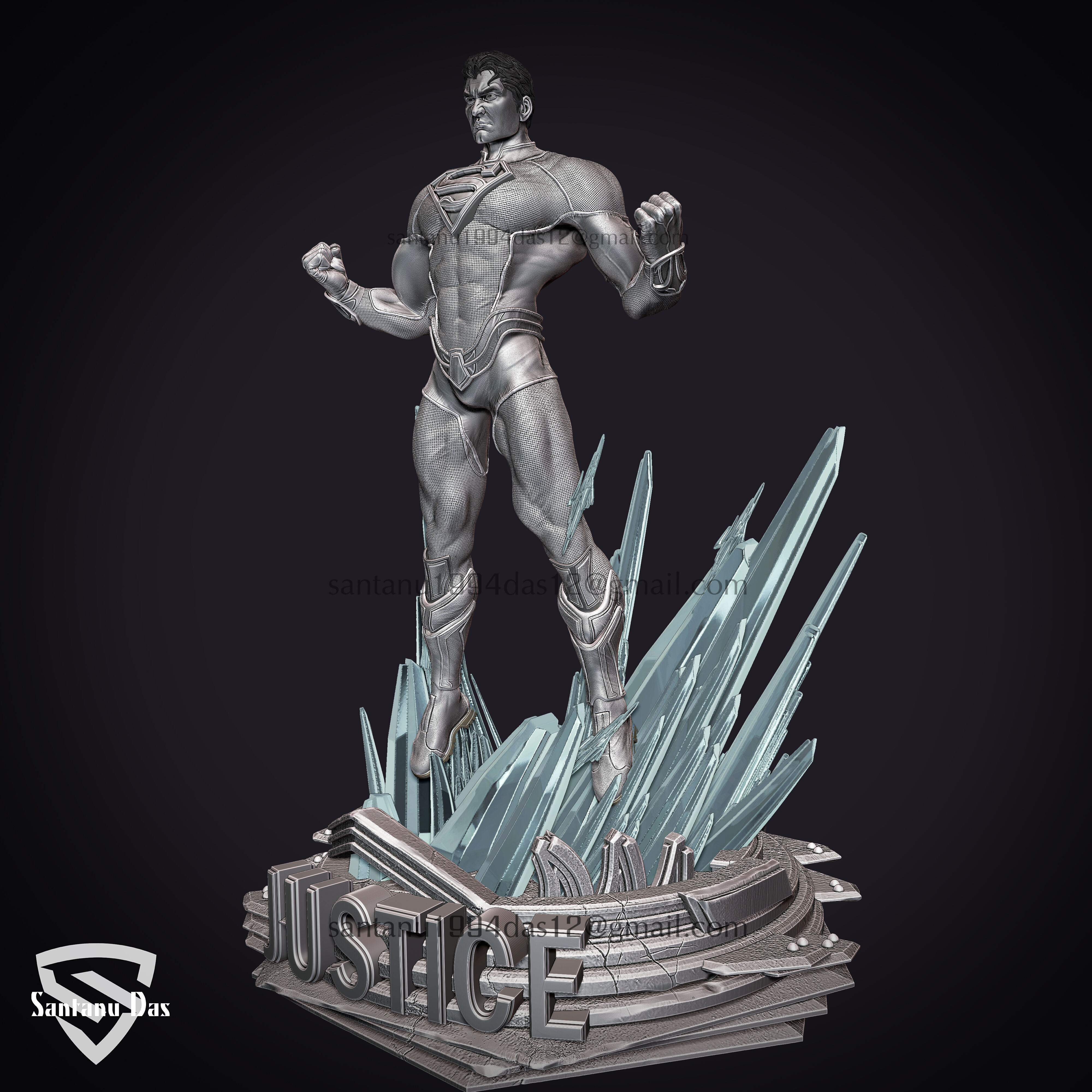 Superman 3d print 3D model 3D printable | CGTrader