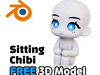 Sitting Chibi Free 3D Model free 3D model | CGTrader