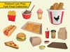 Stylized Low-Poly Fast Food Collection VR / AR / low-poly | CGTrader