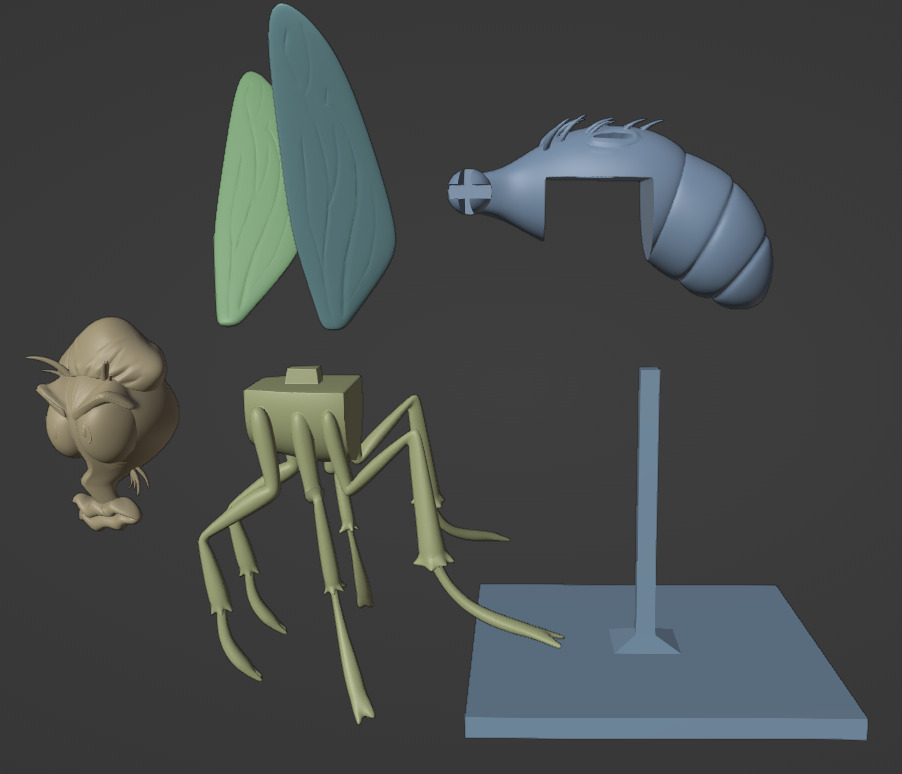 ATHF MC Pee Pants Fly free 3D model 3D printable | CGTrader