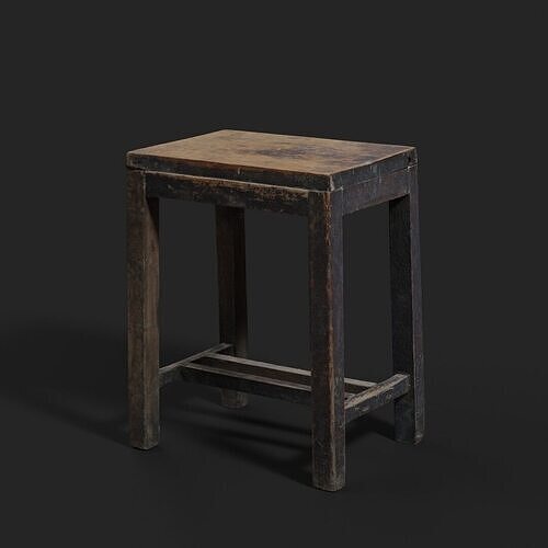 Stool 002 3D model | CGTrader