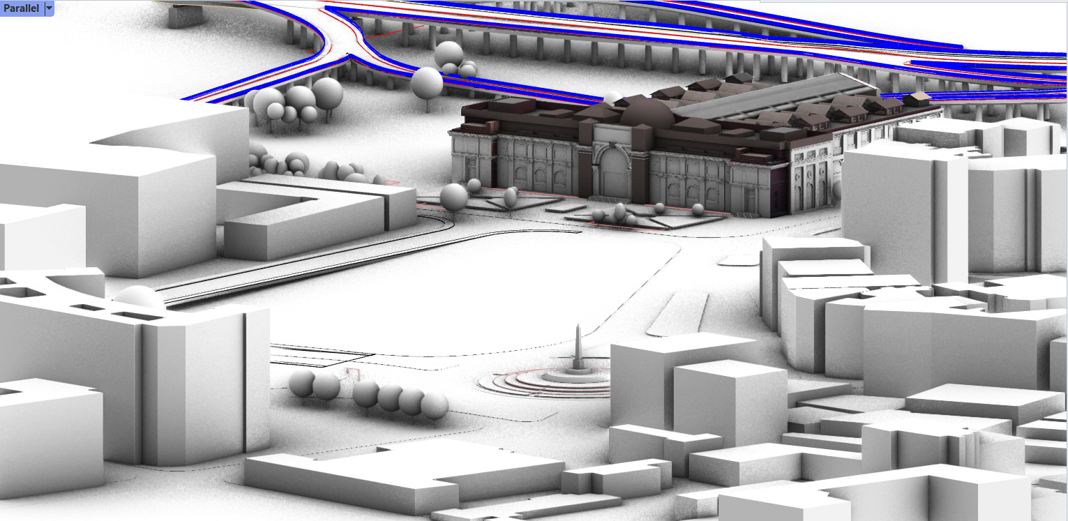 3D model Tahrir Square and its surrounding districts 3D Model VR / AR ...