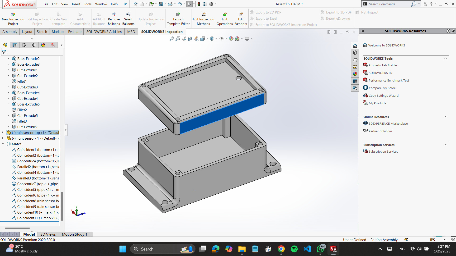 Plastic electronic box enclosures box 3D model 3D printable | CGTrader