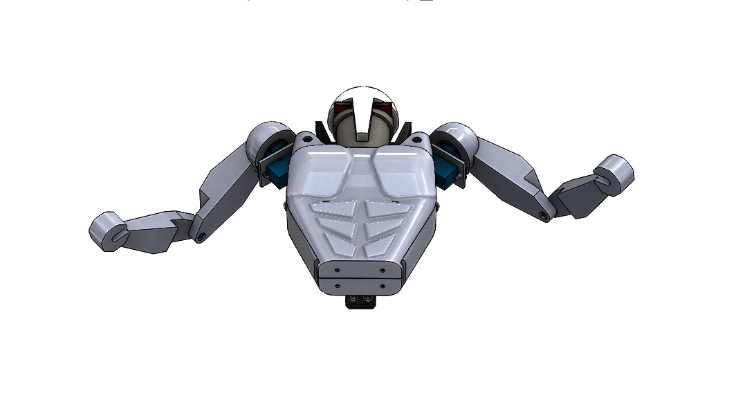 Humanoid Robot Body 3D model 3D printable | CGTrader