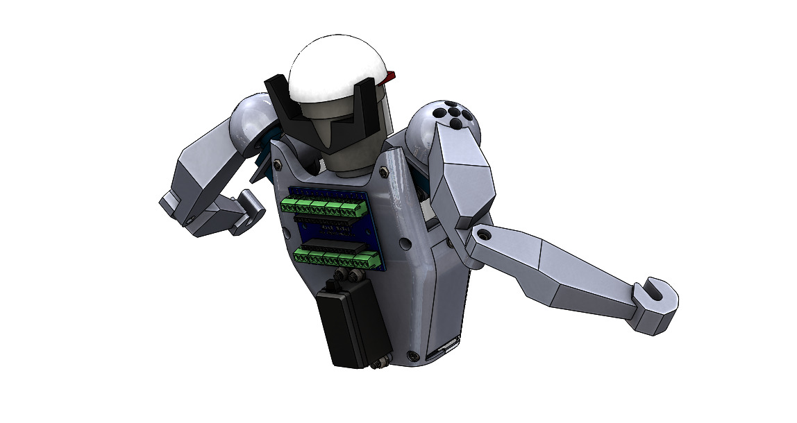 Humanoid Robot Body 3D model 3D printable | CGTrader