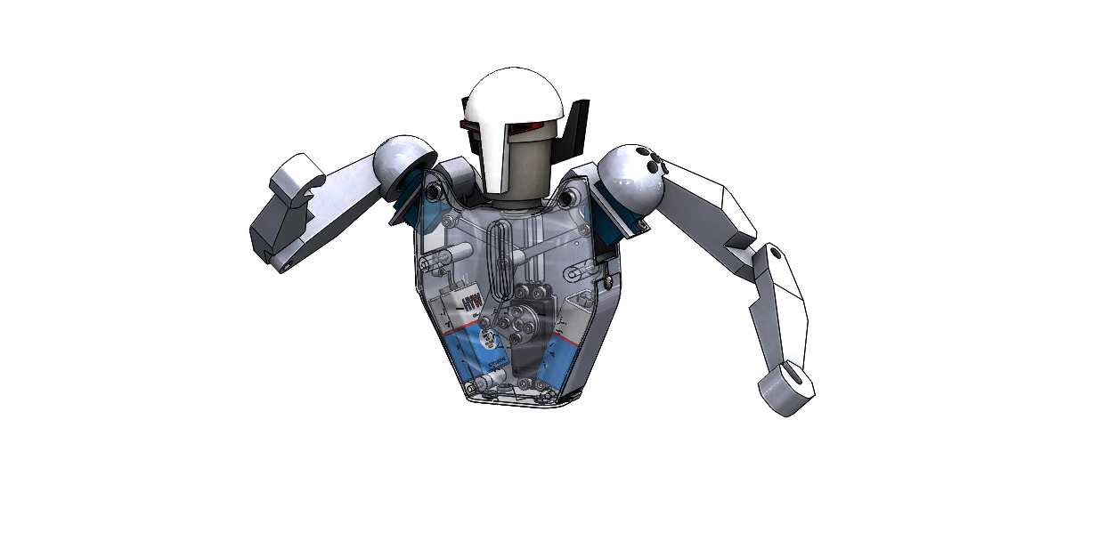 Humanoid Robot Body 3D model 3D printable | CGTrader