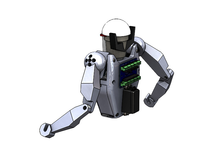 Humanoid Robot Body 3D model 3D printable | CGTrader