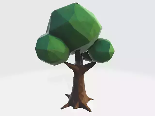 low-poly tree free VR / AR / low-poly 3D model | CGTrader