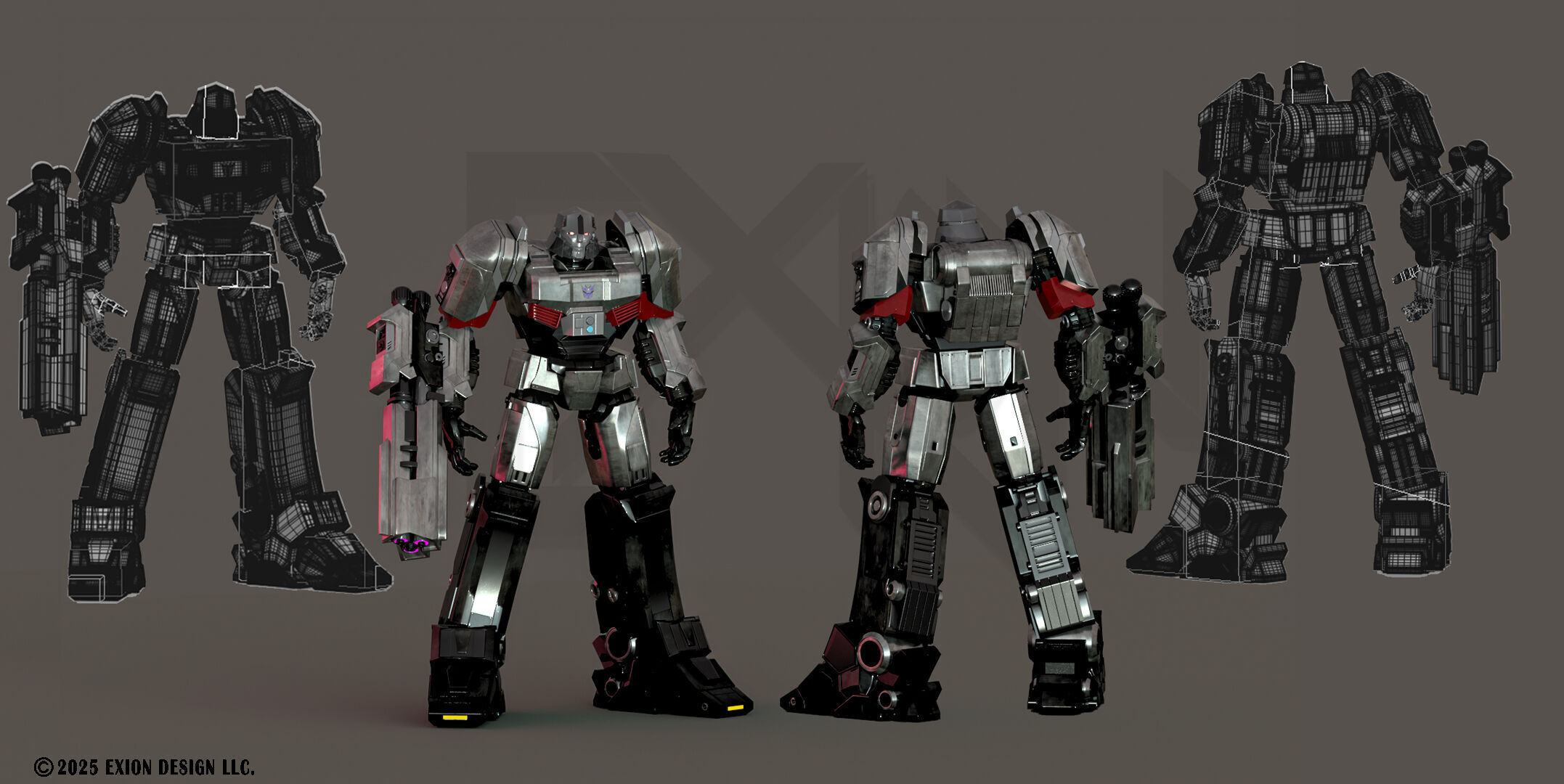 Transformers One Megatron 3D model rigged | CGTrader