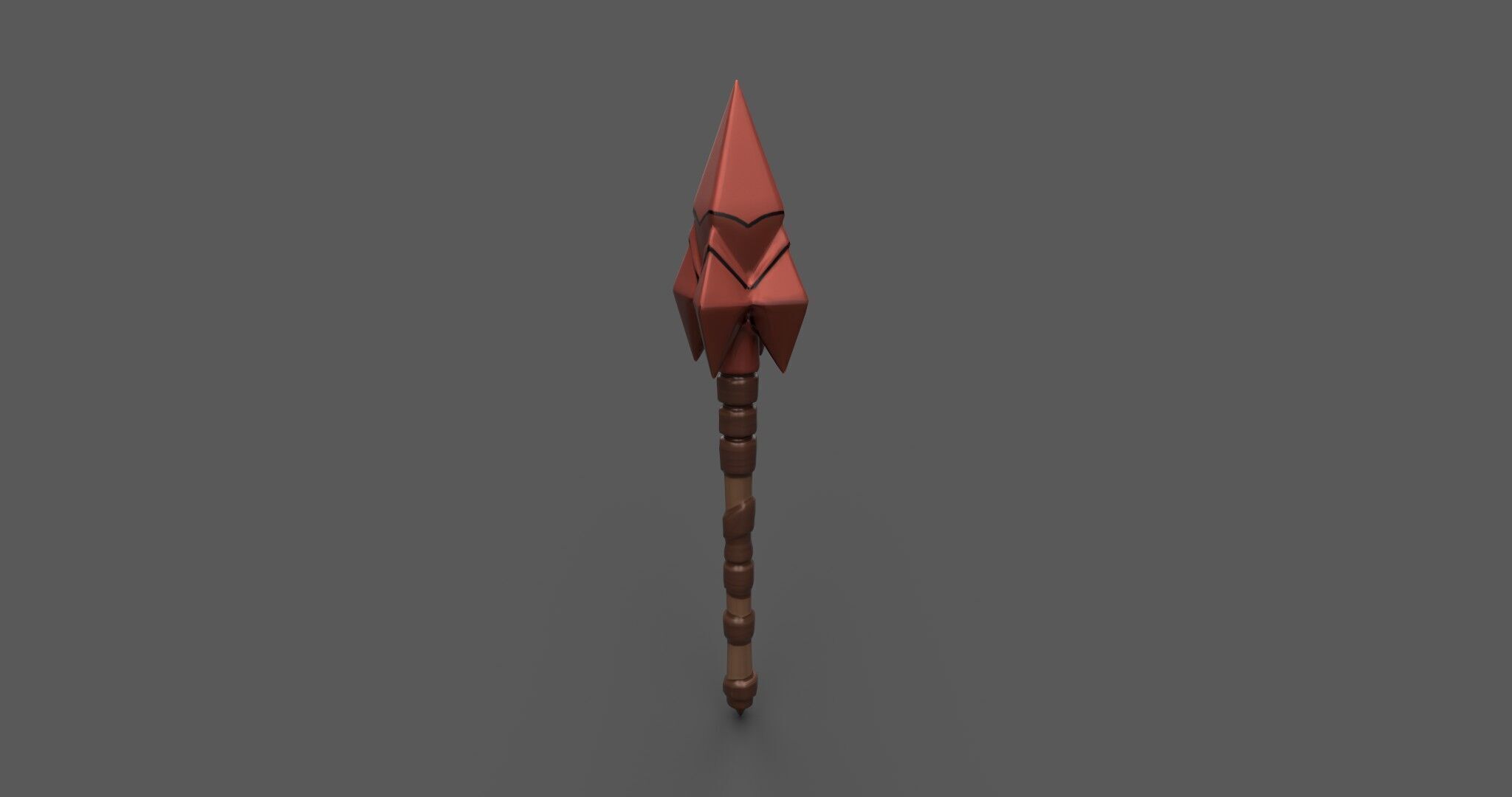 Stylized Tribal Spear - Game Ready 3D Model free VR / AR / low-poly 3D ...