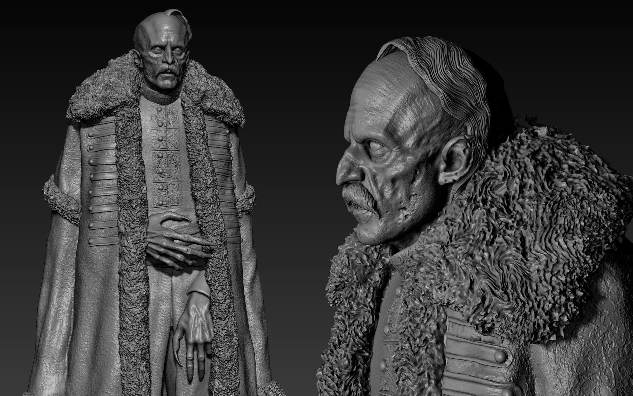 Count Orlok - Nosferatu 2024 Figure 3D model 3D printable | CGTrader