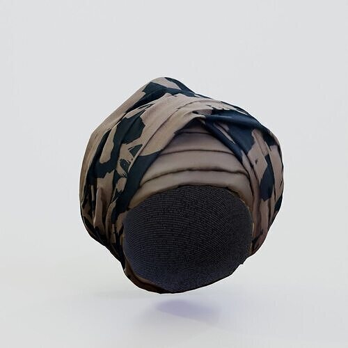3D model Turban 1438 Amamah 3D Scanned Model VR / AR / low-poly | CGTrader