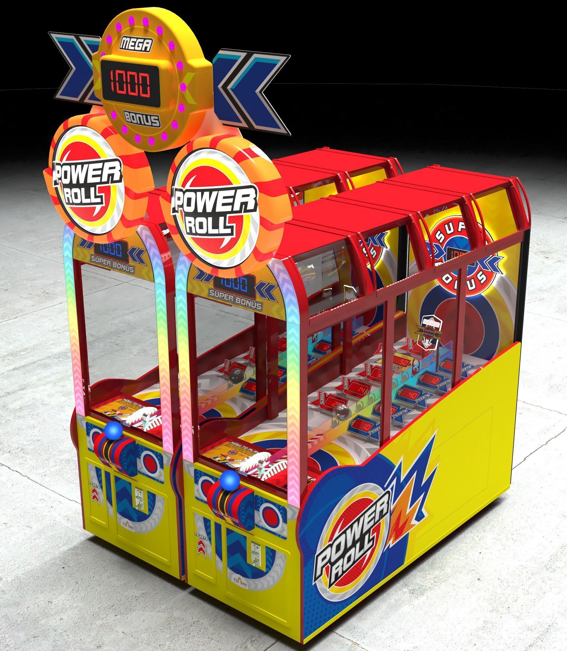 SEGA POWER ROLL REDEMPTION ARCADE GAME 3D model | CGTrader