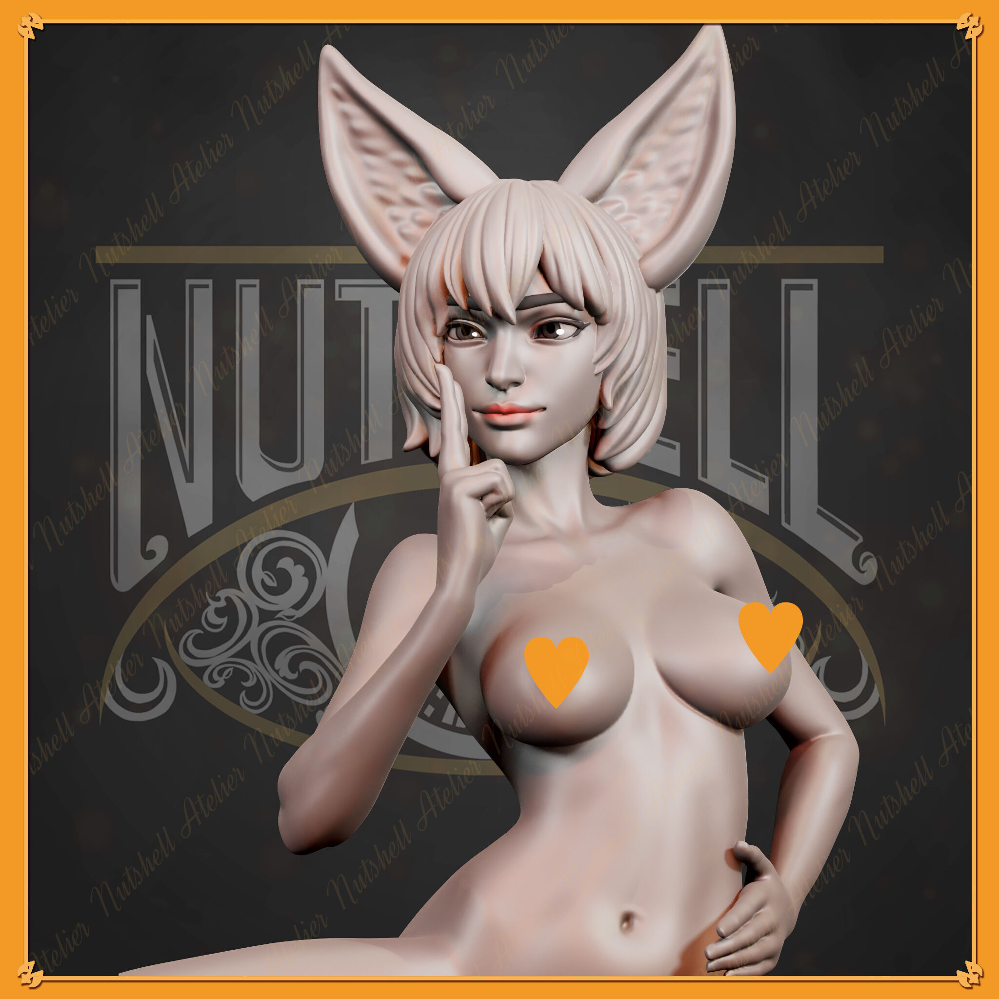 Nutshell Atelier -Kemono Monk - NSFW 3D model 3D printable | CGTrader