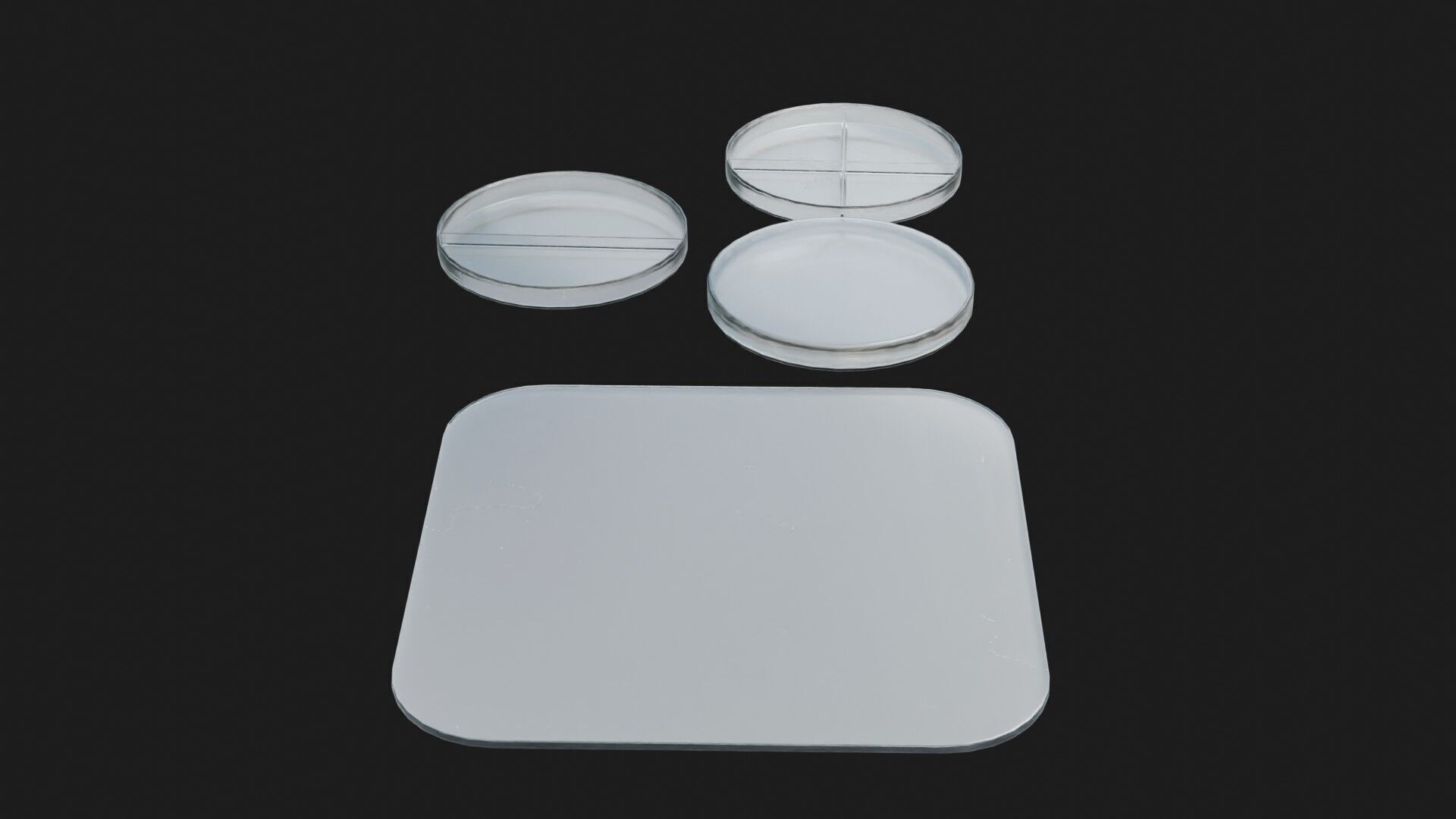 3D model Laboratory Petri dishes VR / AR / low-poly | CGTrader