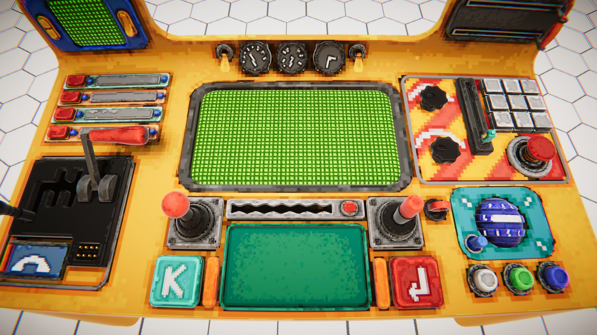 Stylized Control Panel free VR / AR / low-poly 3D model | CGTrader