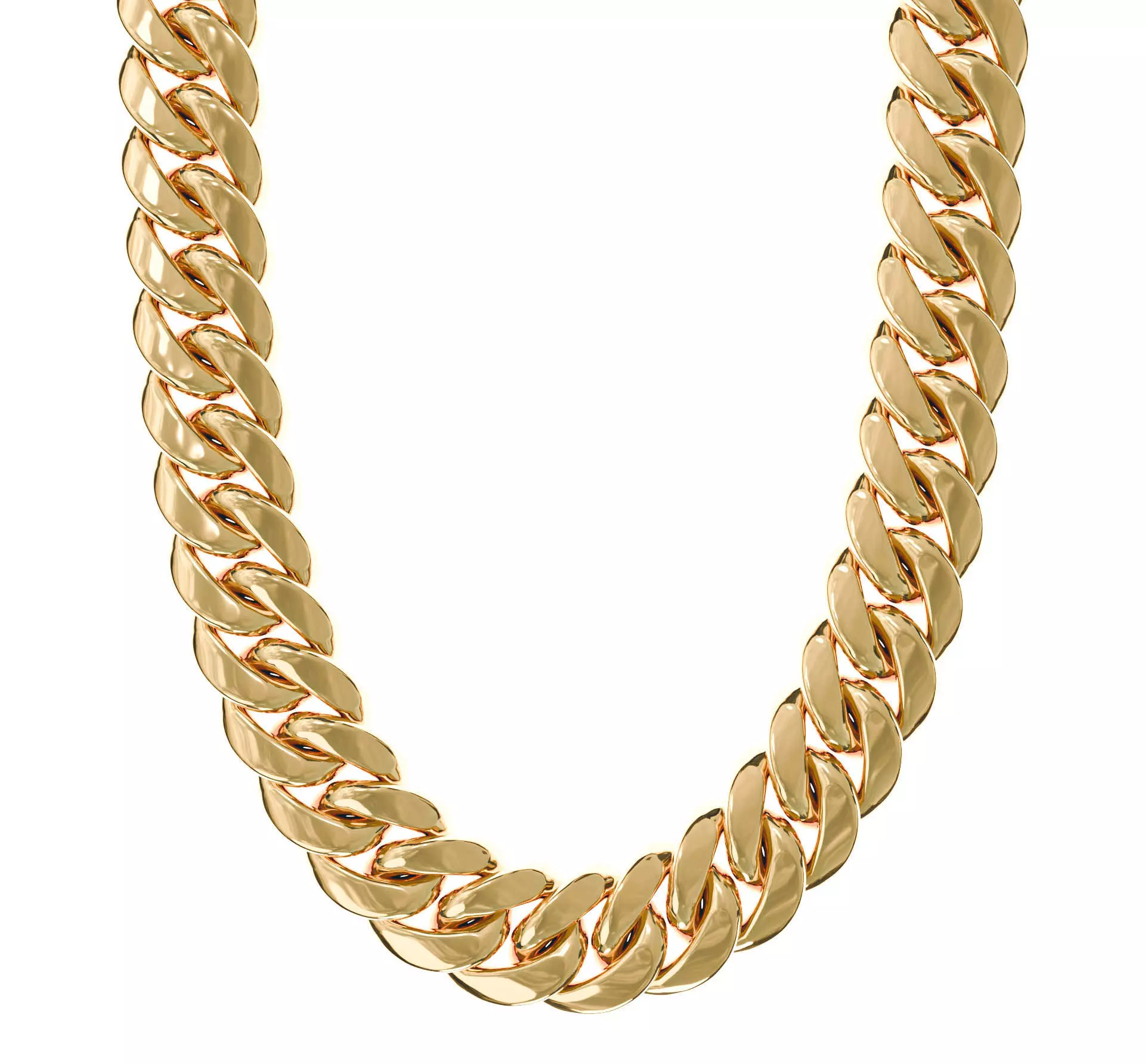 Cuban Link chain free 3D model | CGTrader