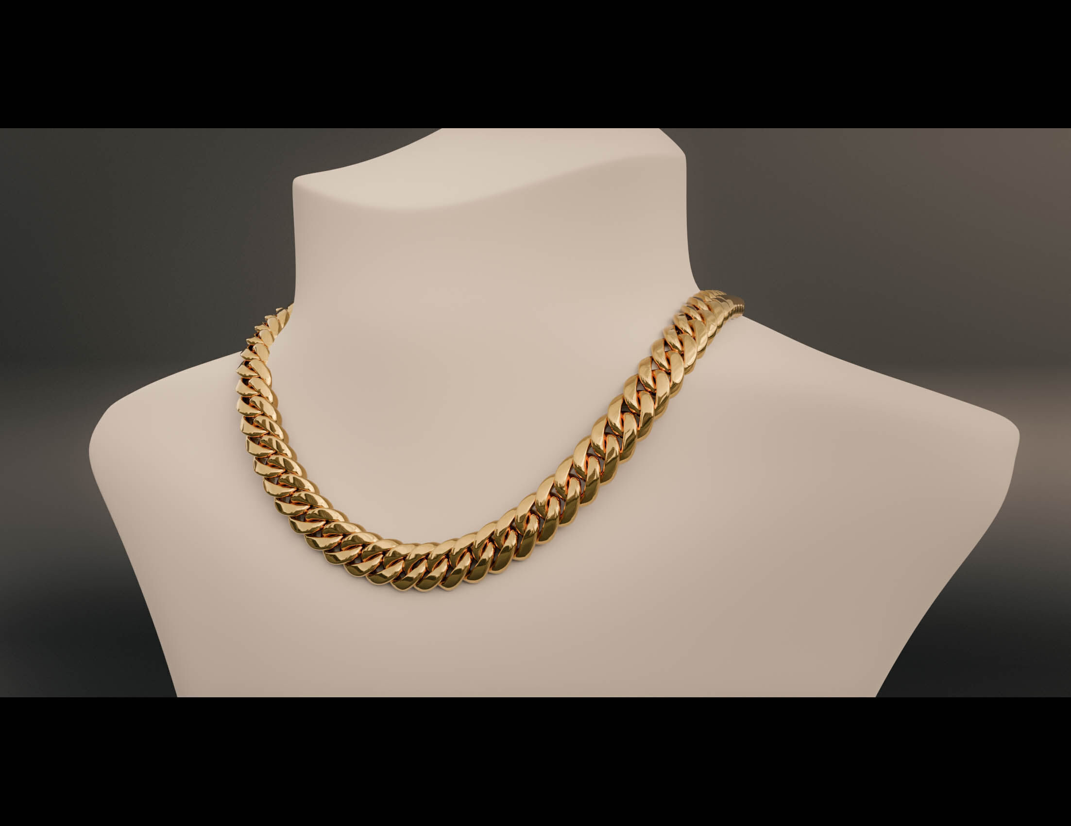 Cuban Link chain free 3D model | CGTrader