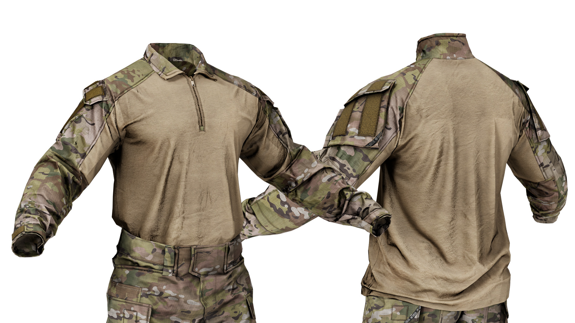 3D model CRYE PRECISION COMBAT UNIFORM G3 VR / AR / low-poly | CGTrader