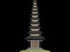 Bali Temple Isometric View 3D Design Element 3D model | CGTrader