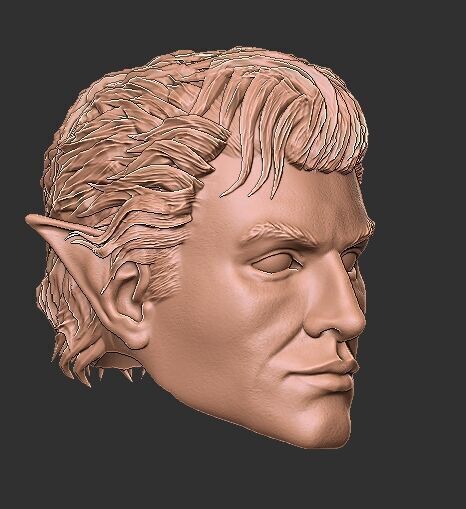Baldurs Gate Astarion Head 3D model 3D printable | CGTrader