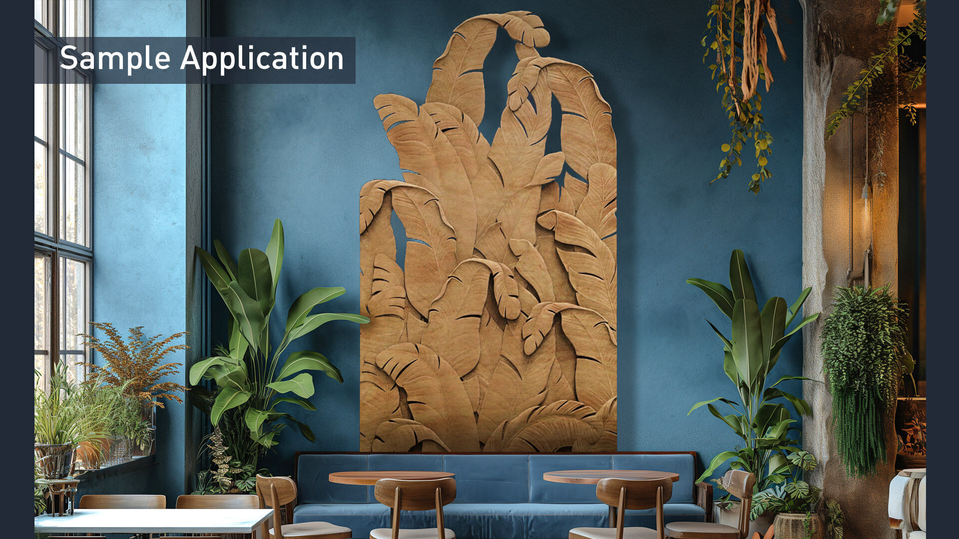 Banana Leaves Wall Decor 3D Model for Cnc 3D model 3D printable | CGTrader