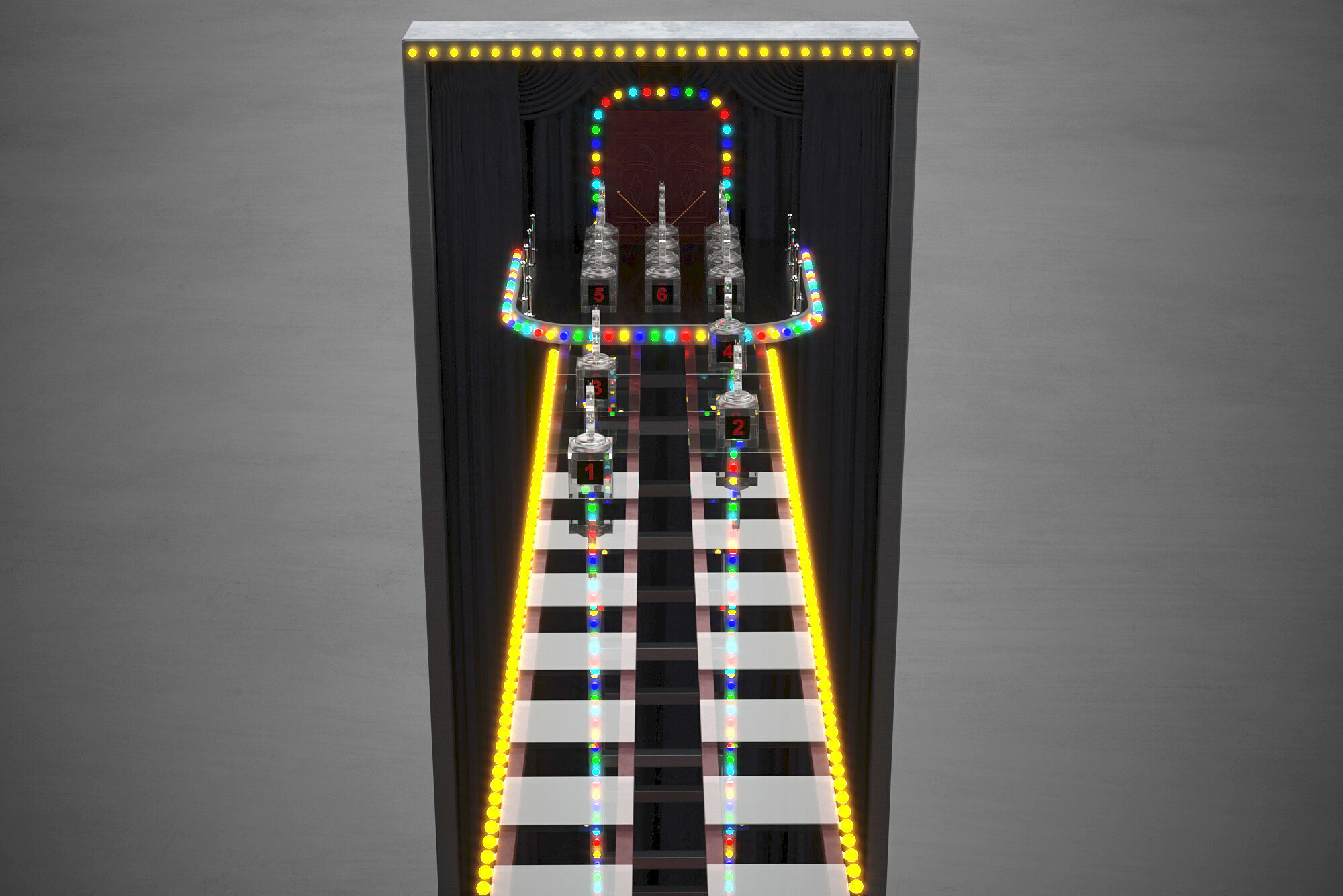 Squid Game the glass bridge in vip room 3D model | CGTrader