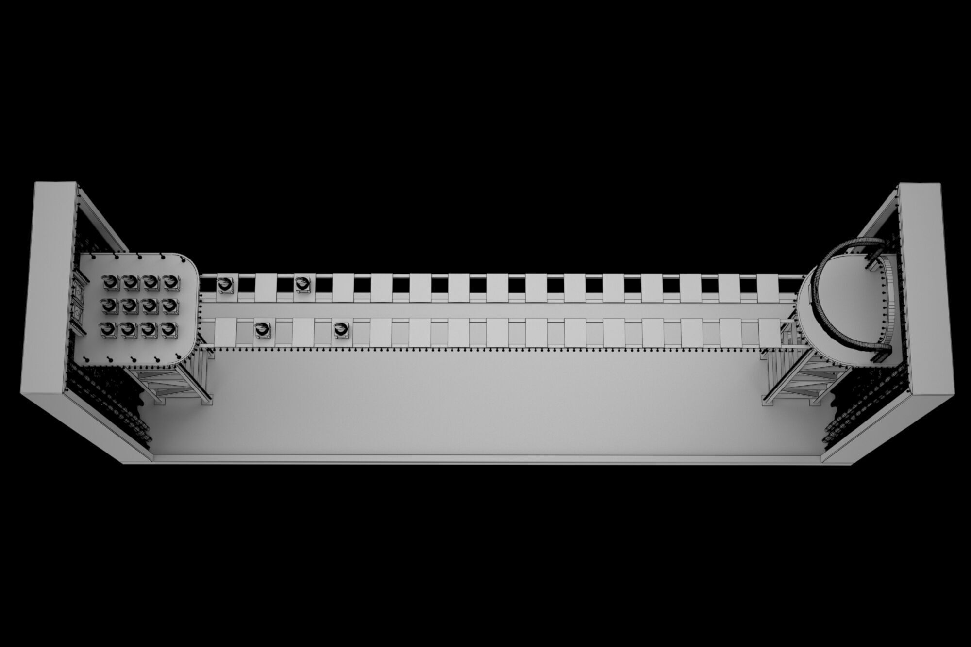 Squid Game the glass bridge in vip room 3D model | CGTrader