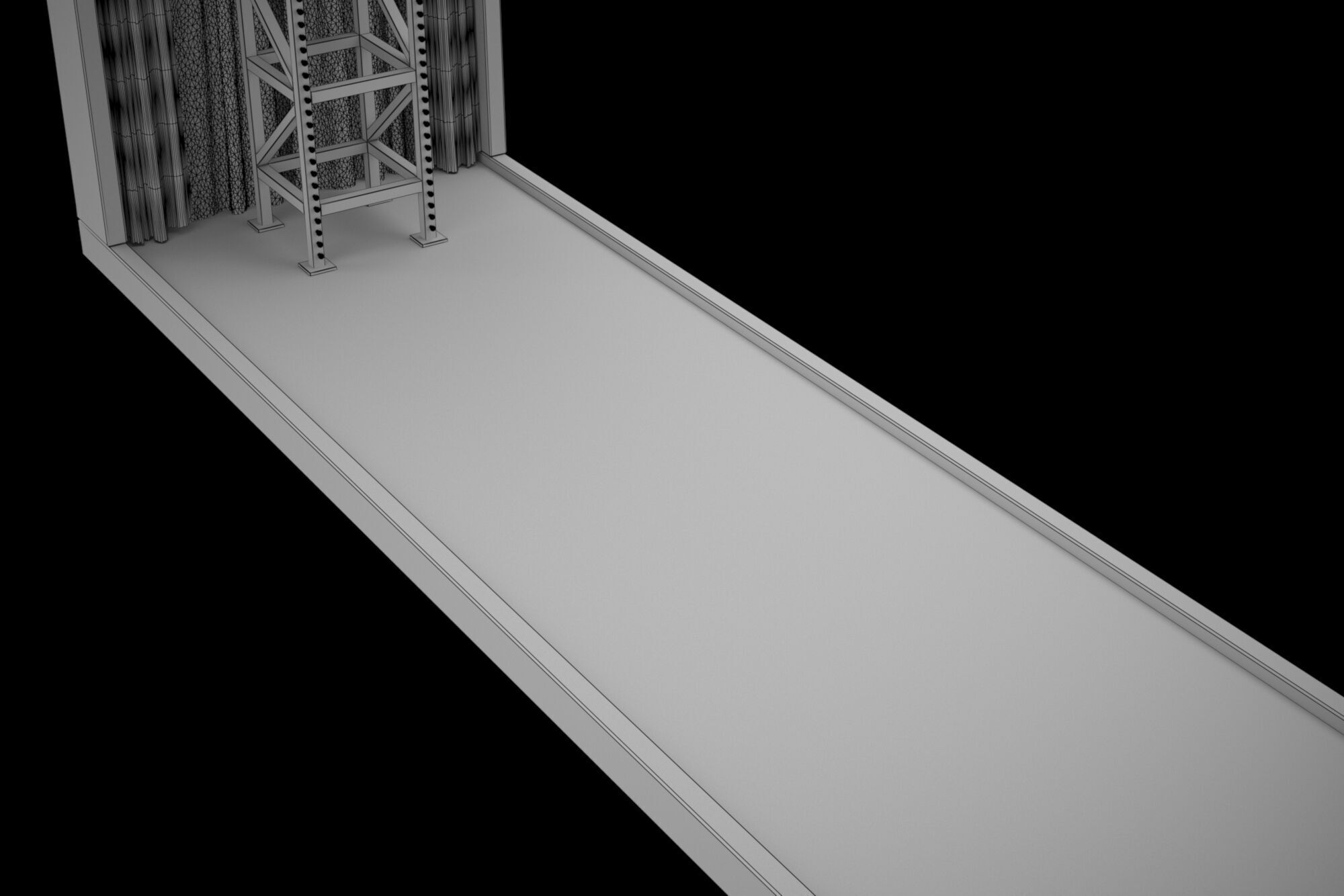 Squid Game the glass bridge in vip room 3D model | CGTrader