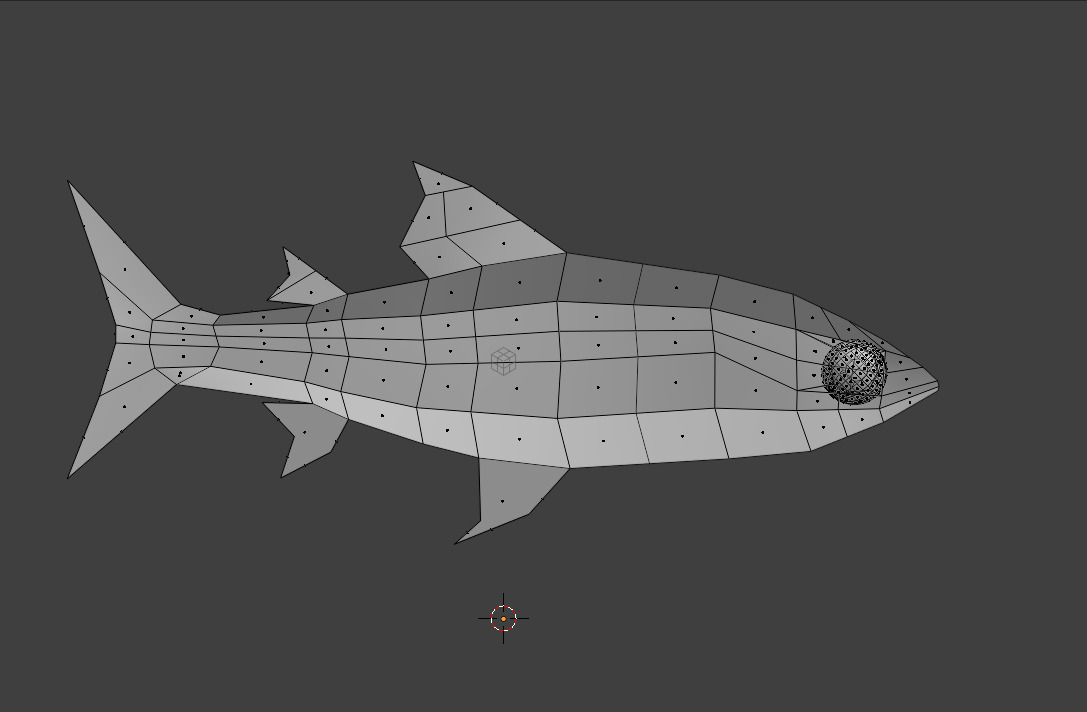 Low Poly Fish Model Free Game Ready Customizable free VR / AR / low ...