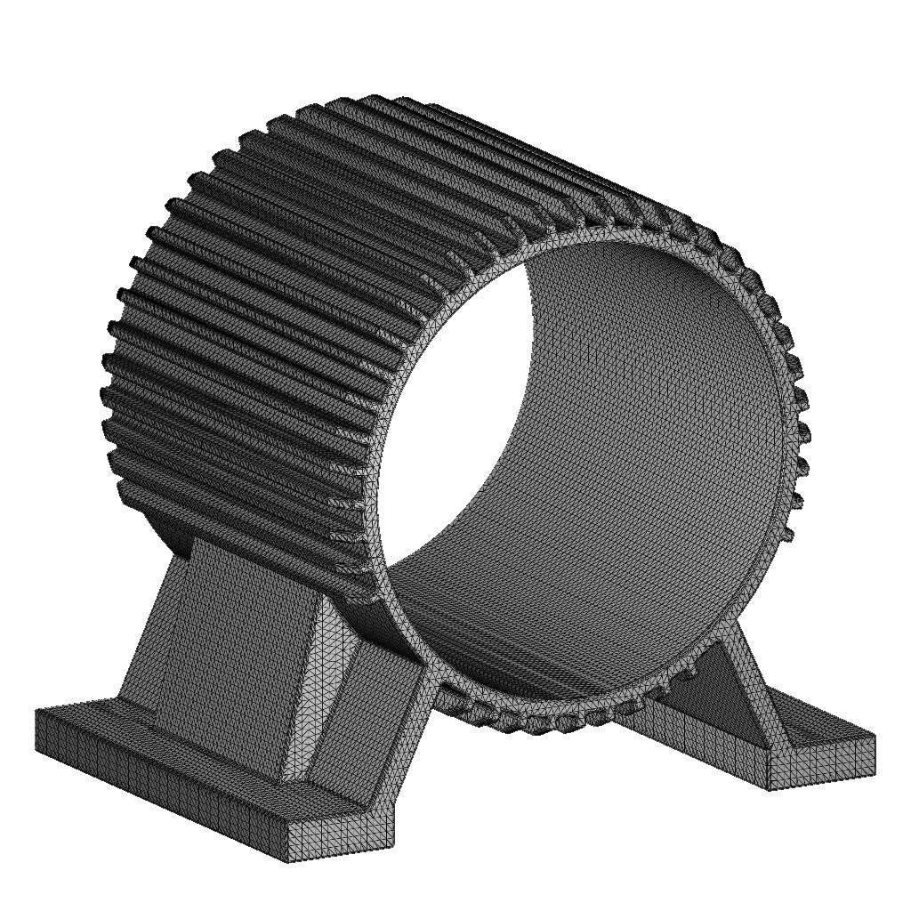 Electric Motor Casing 3D model 3D printable | CGTrader