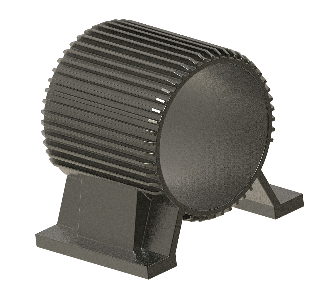 Electric Motor Casing 3D model 3D printable | CGTrader