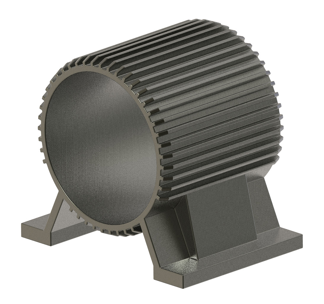 Electric Motor Casing 3D model 3D printable | CGTrader