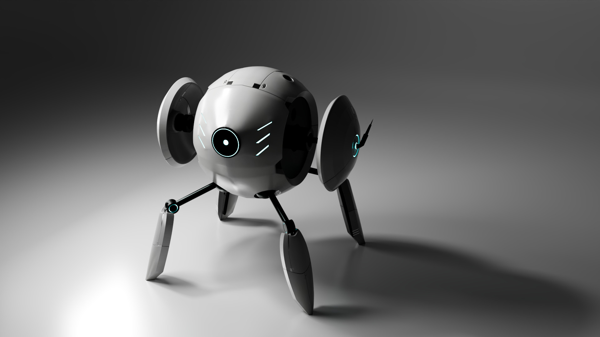 Sci-fi Robot Drone free 3D model | CGTrader