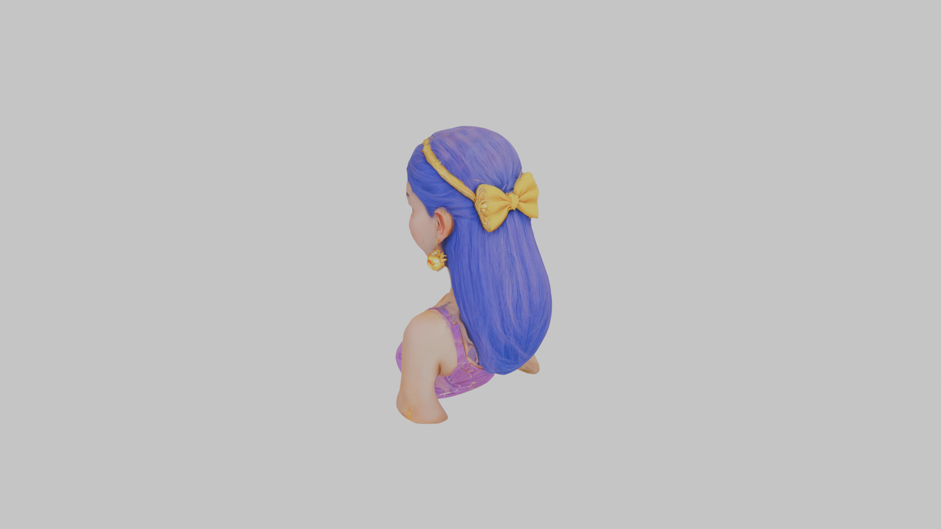 3D model Stylized Female Cartoon Character VR / AR / low-poly | CGTrader