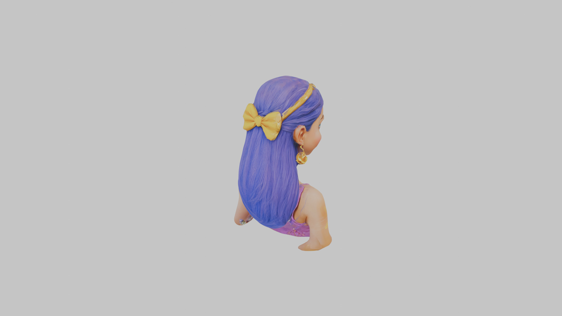 3D model Stylized Female Cartoon Character VR / AR / low-poly | CGTrader