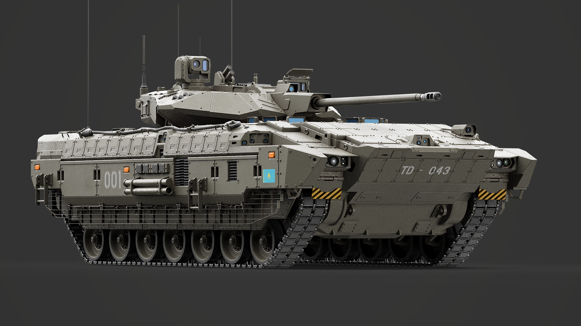 Infantry Fighting Vehicle Concept 3D model | CGTrader