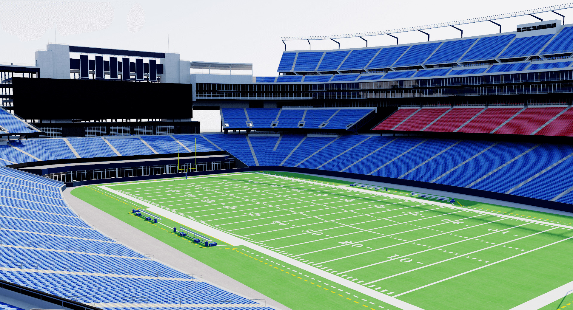 Gillette Stadium - Boston - New England Patriots - USA 3D model 3D ...