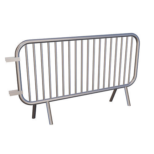 3D model street barrier scale 1-1 and 1-35 VR / AR / low-poly | CGTrader