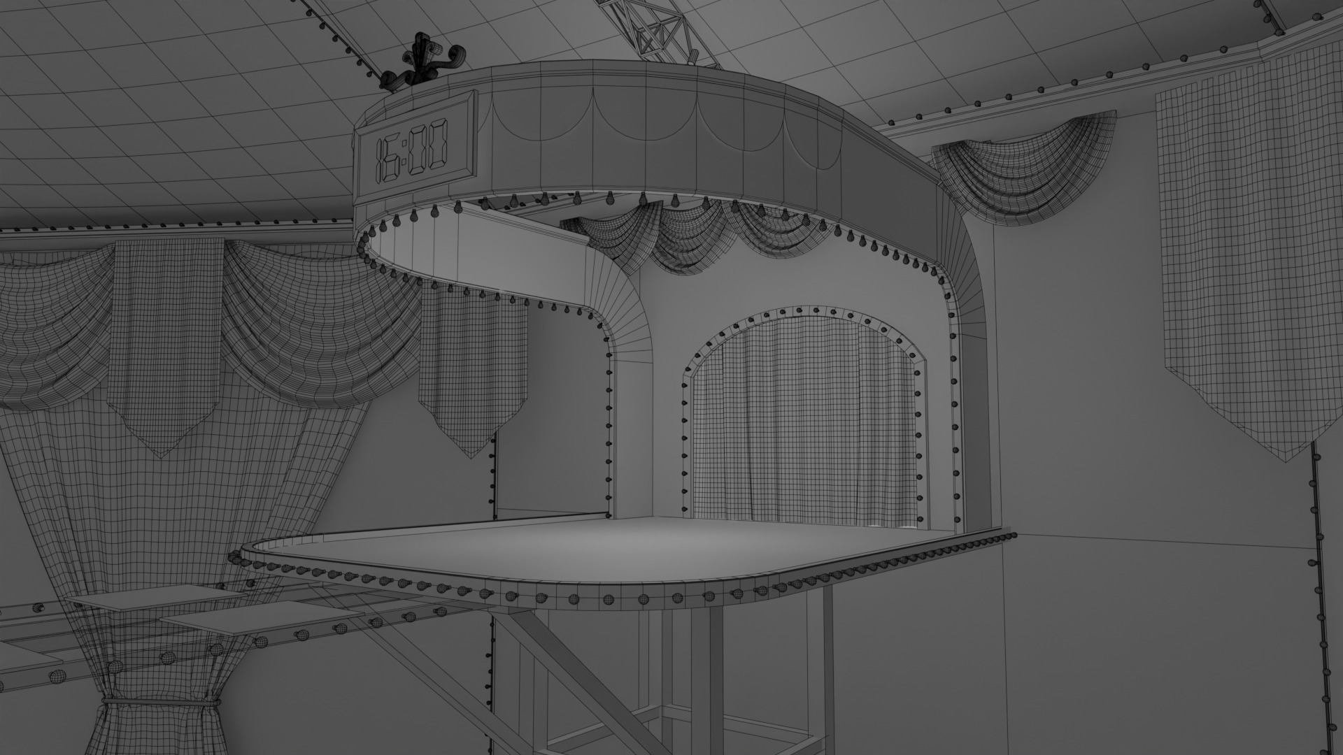 Squid Game Glass Bridge Map 3D model | CGTrader