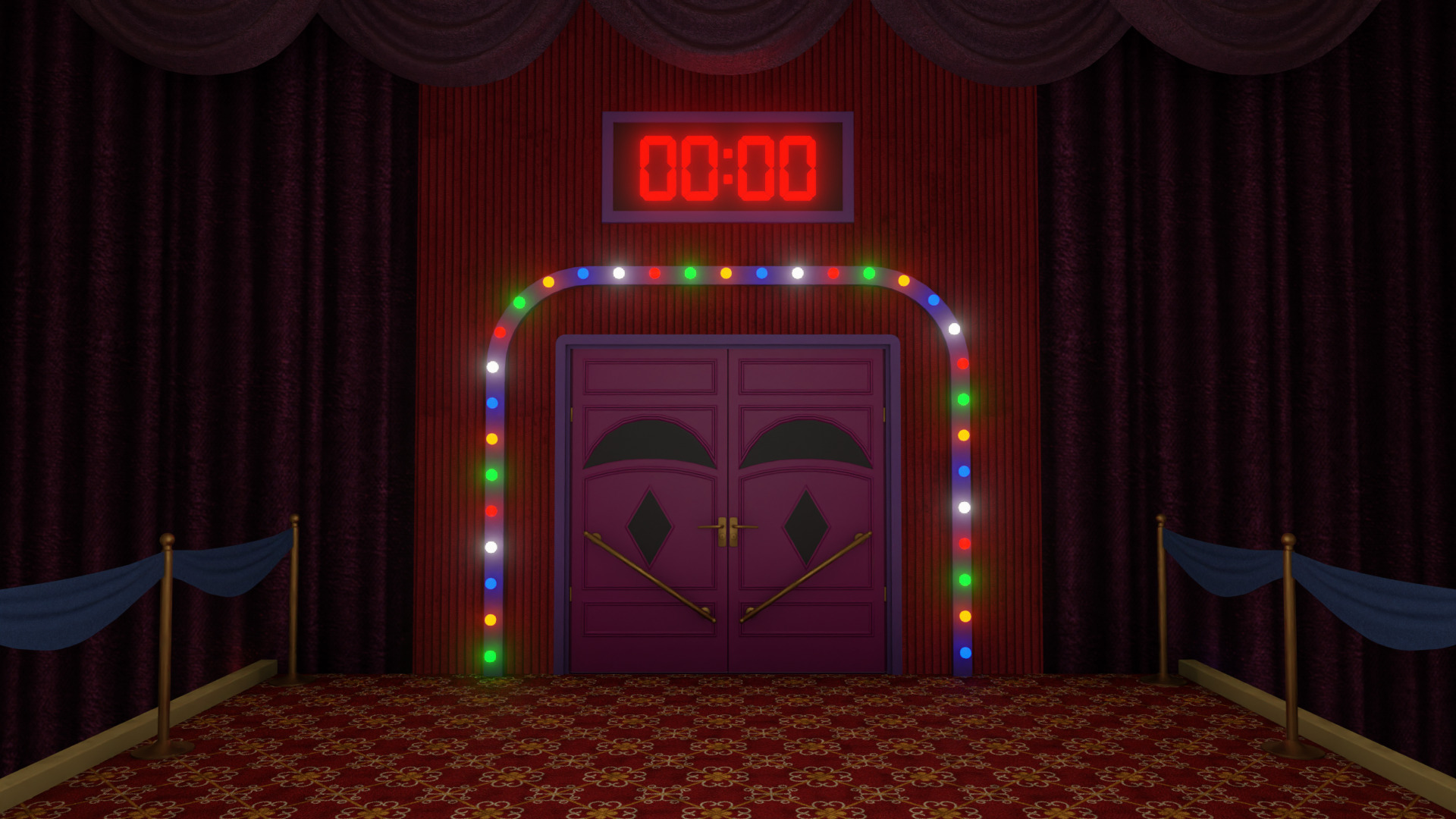 Squid Game Glass Bridge Map 3D model | CGTrader