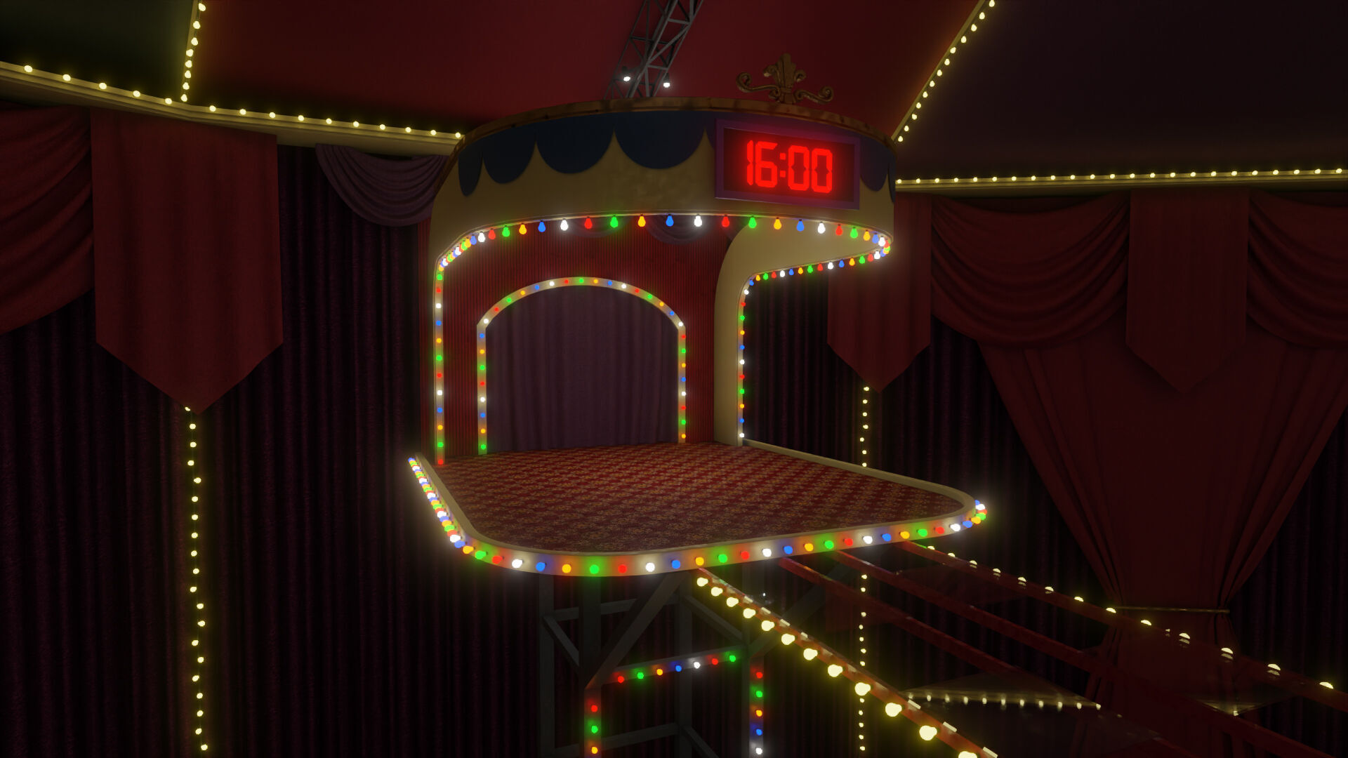 Squid Game Glass Bridge Map 3D model | CGTrader