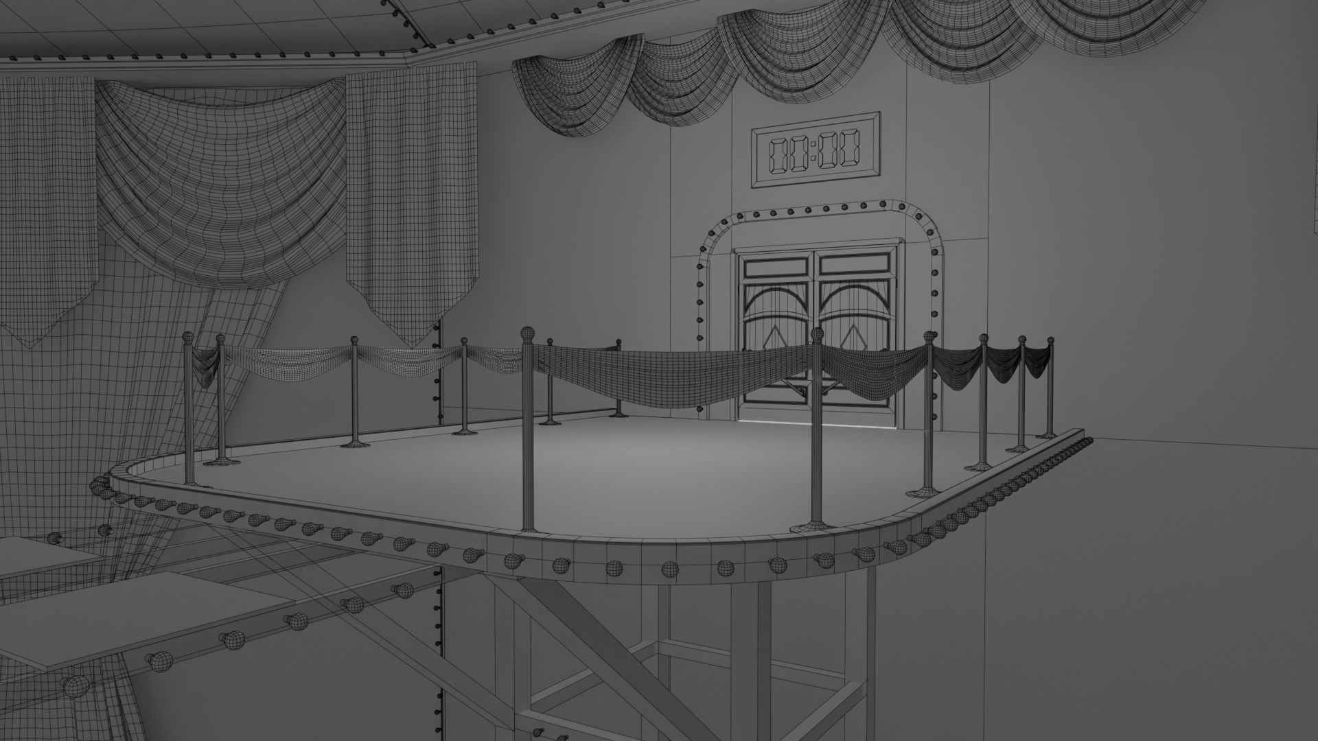 Squid Game Glass Bridge Map 3D model | CGTrader