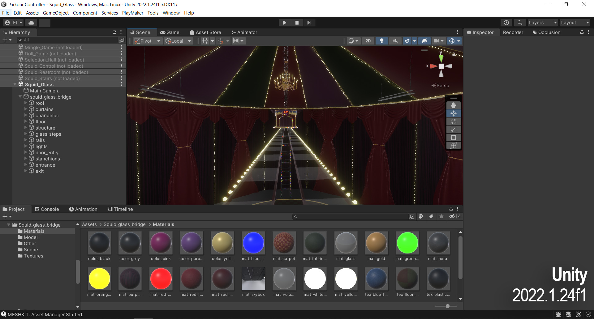 Squid Game Glass Bridge Map 3D model | CGTrader