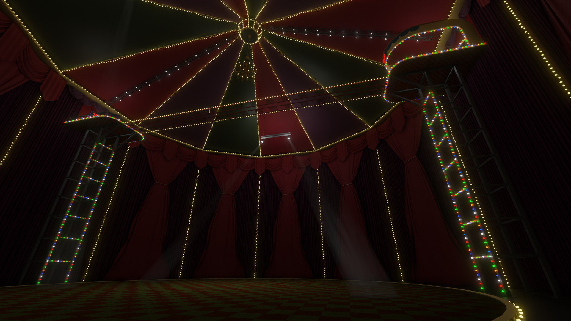 Squid Game Glass Bridge Map 3D model | CGTrader