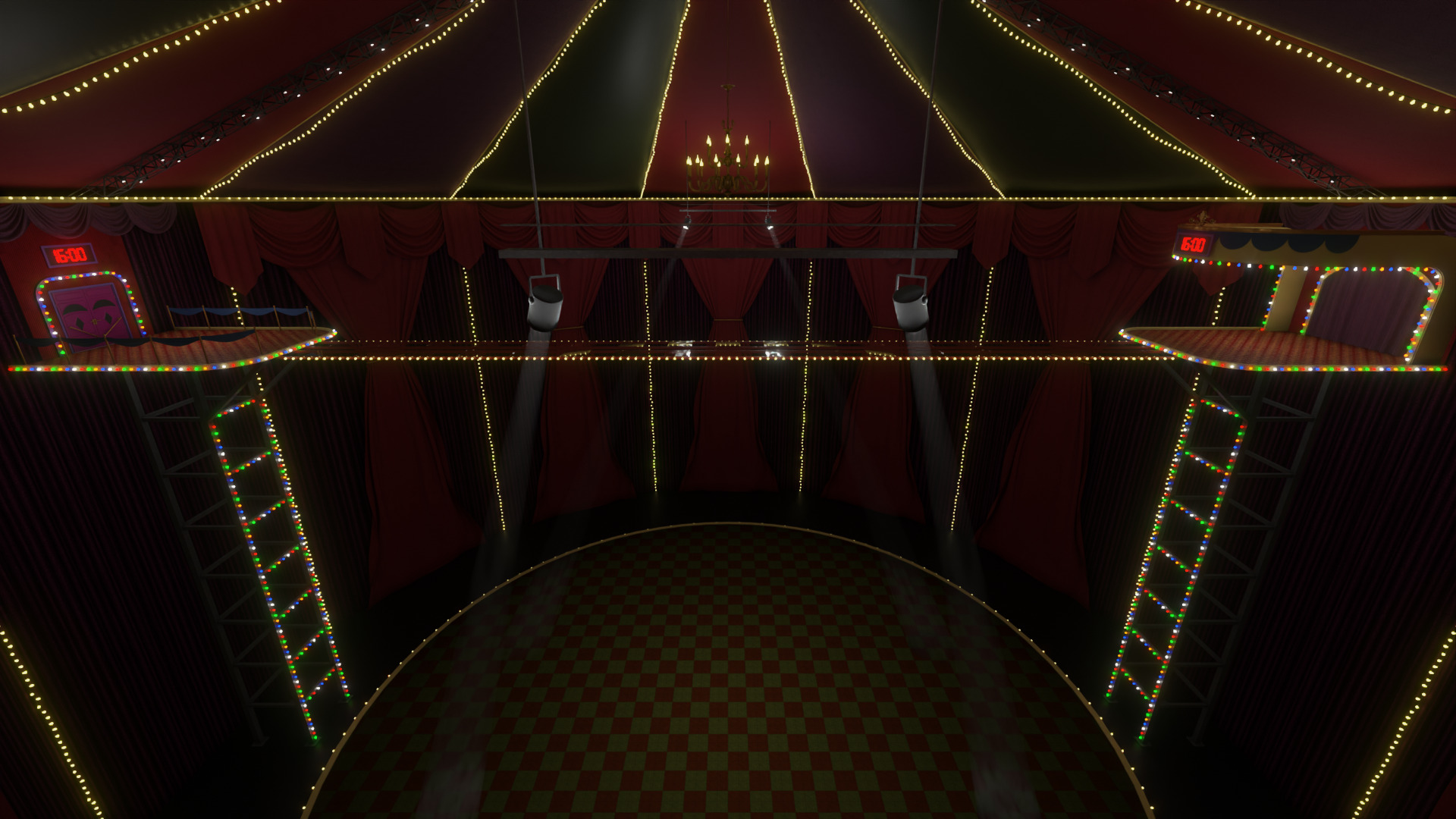 Squid Game Glass Bridge Map 3D model | CGTrader