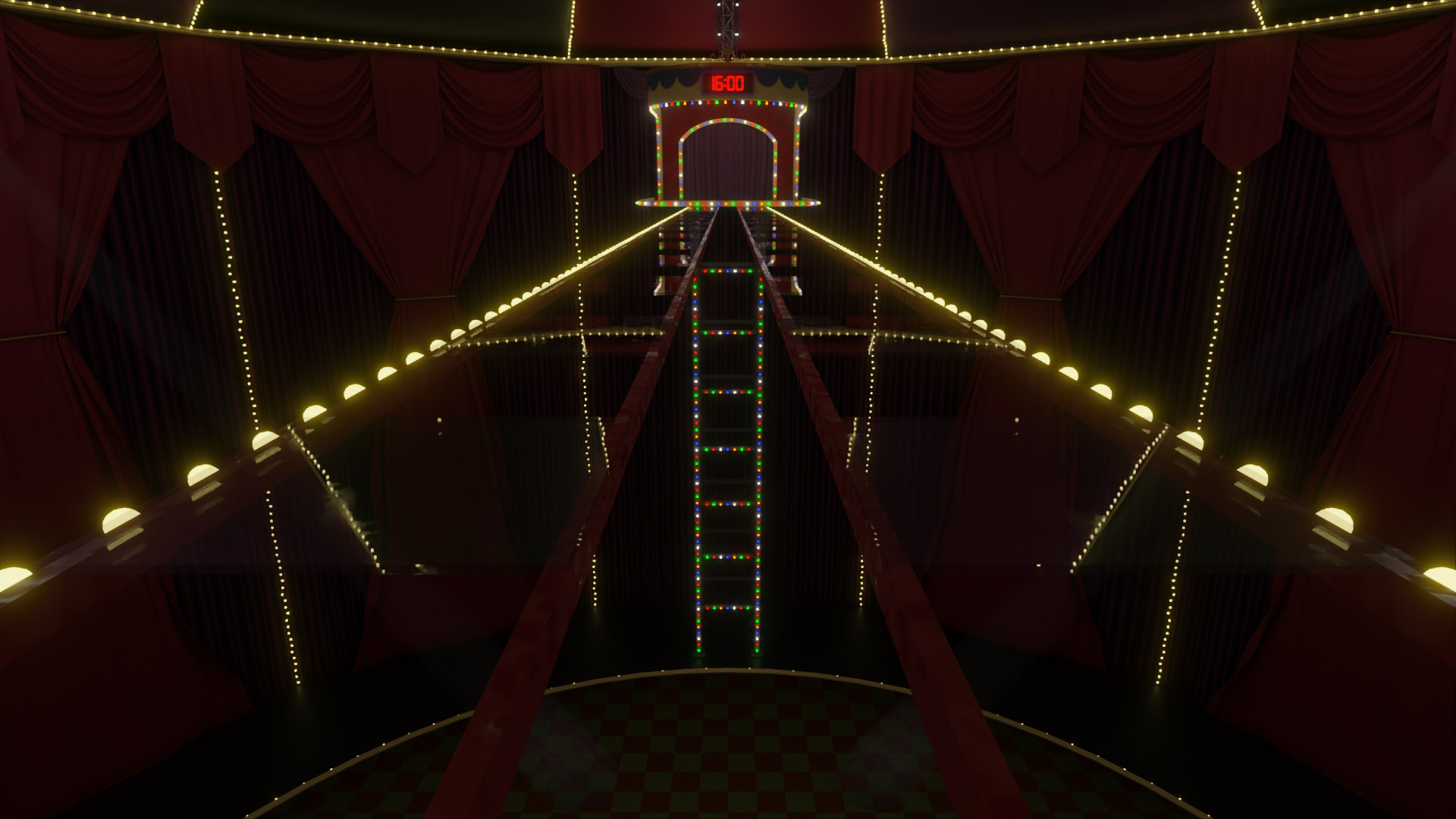 Squid Game Glass Bridge Map 3D model | CGTrader