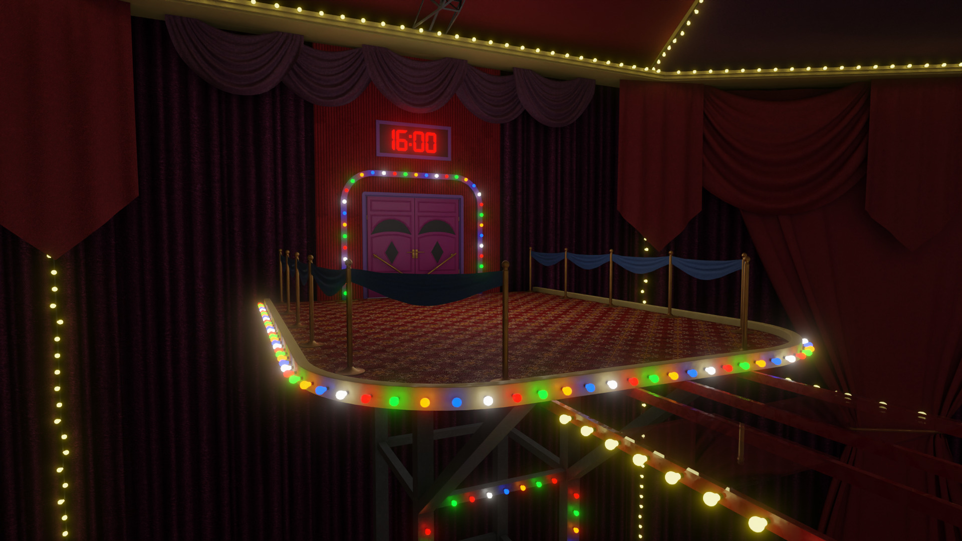 Squid Game Glass Bridge Map 3D model | CGTrader